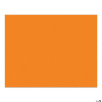 Pacon 6-Ply Railroad Board, Orange, 22" x 28", 25 Sheets | Oriental Trading