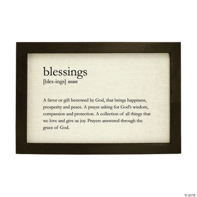 Blessings Definition Print | Oriental Trading