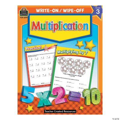 Write On, Wipe Off Multiplication Book | Oriental Trading
