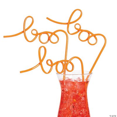 Boo BPA-Free Plastic Silly Straws - 6 Pc. | Oriental Trading