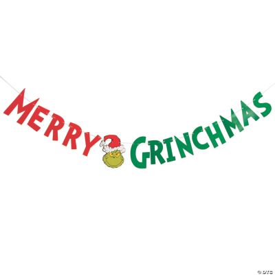 7 Ft. Dr. Seuss™ The Grinch Merry Grinchmas Ready-to-Hang Garland