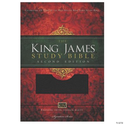 King James Version Study Bible (Second Edition) - Black Bonded Leather