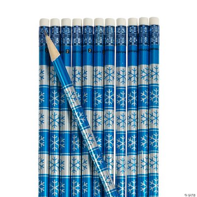Bulk 50 Pc. Snowflakes Pencils