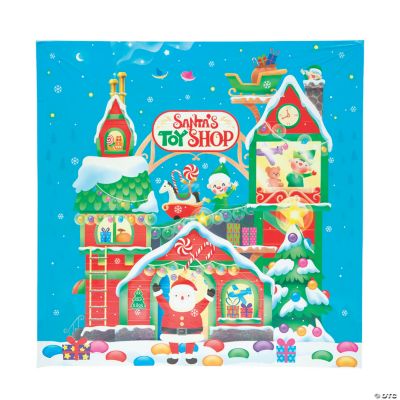 Santa Toy Shop Backdrop - Discontinued