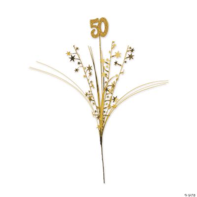 Gold 50 Star Spray | Oriental Trading