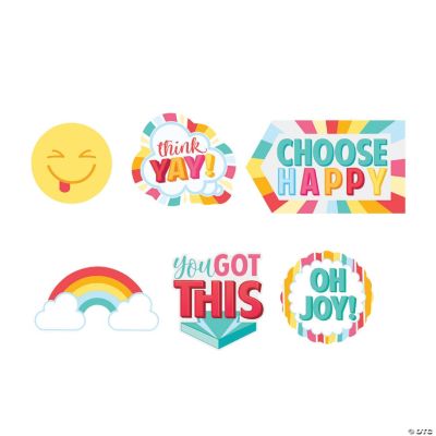 Happy Day Cutouts - 6 Pc. | Oriental Trading