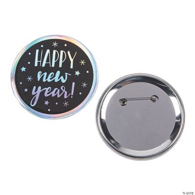 Jumbo New Year’s Eve Buttons | Oriental Trading