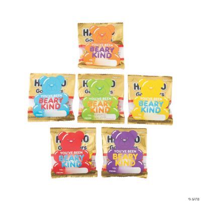 Beary Kind Haribo® Gummi-Bear® Mini Packs & Stickers - 35 Pc ...