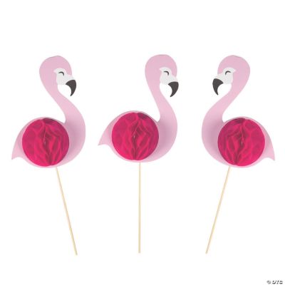 Flamingo Honeycomb Centerpieces - 3 Pc. | Oriental Trading