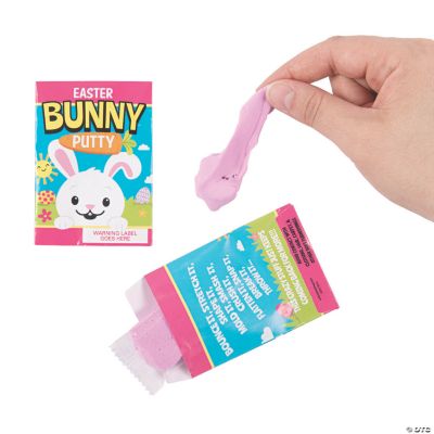 Easter Bunny Putty Packs - 12 Pc. - Discontinued