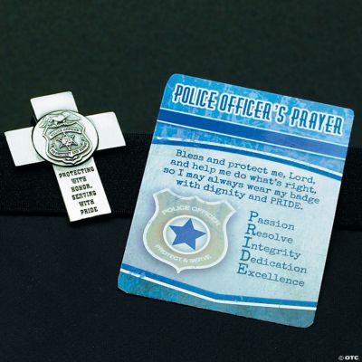 Police Officer Prayer Visor Clip | Oriental Trading