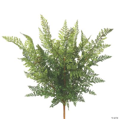 Vickerman 26" Artificial Green Fern Bush - 2/pk | Oriental Trading
