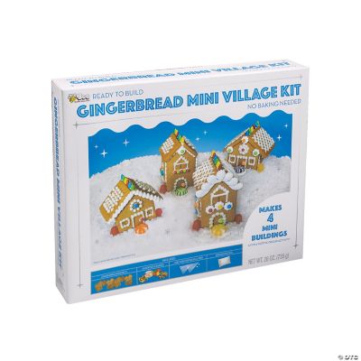 Ready to Build Gingerbread Mini Village Kit - Makes 4 - Discontinued