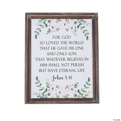 For God So Loved the World Sign | Oriental Trading