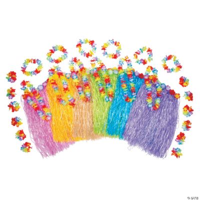 60 Pc. Adult’s Multicolor Hula Kits for 12 | Oriental Trading