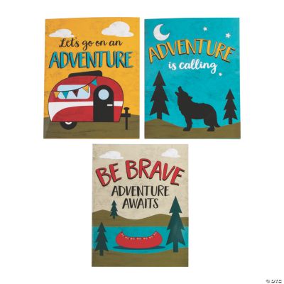 9 1/2" x 12" Adventure Laminated Cardstock Pocket Folders - 12 Pc ...