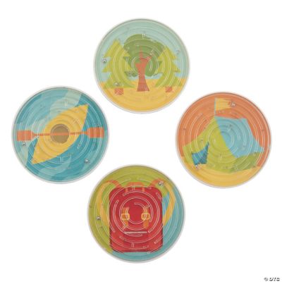2 1/2" Mini Camp Party Essentials Plastic Maze Puzzles – 24 Pc ...