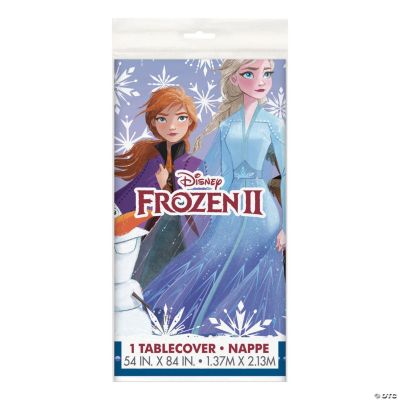 54" x 84" Disney’s Frozen II Snowflake Plastic Tablecloth