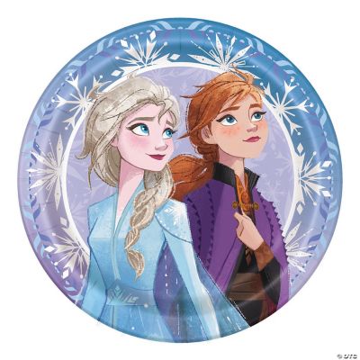 9" Disney’s Frozen II Elsa & Anna Paper Dinner Plates - 8 Ct ...