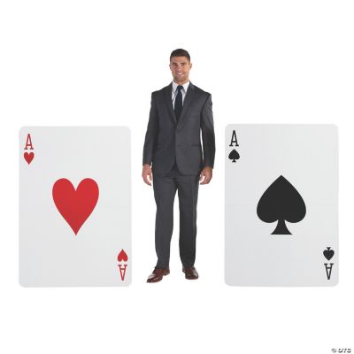 50" Giant Playing Card Cardboard Cutout Stand-Ups - 2 Pc. | Oriental ...