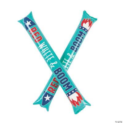 Inflatable Patriotic Boom Sticks - 24 Pc. - Discontinued