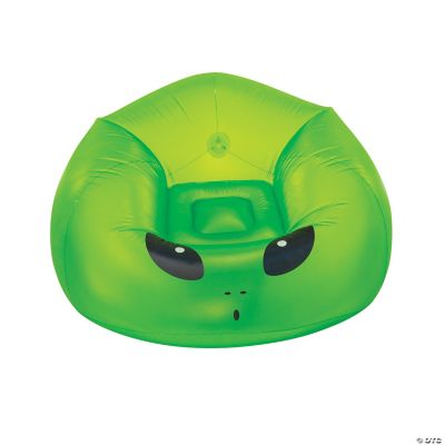 Inflatable Green Alien Chair
