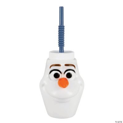 6 oz. Disney’s Frozen II Olaf Reusable Plastic Cup with Straw ...