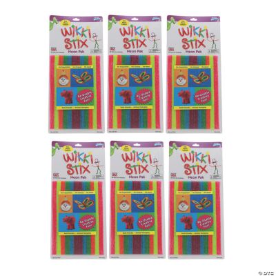 Wikki Stix® Neon Colors Pak, 48 Stix Per Pack, 6 Packs | Oriental Trading