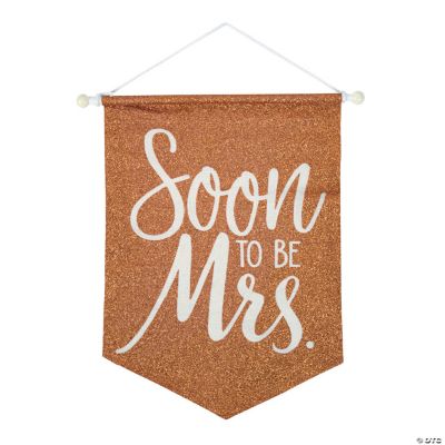 Soon To Be Mrs. Canvas Sign | Oriental Trading