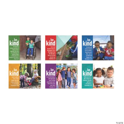 Religious Be Kind Posters - 6 Pc. - Discontinued