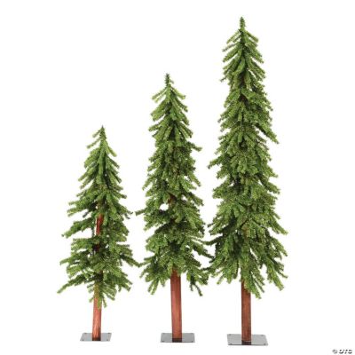 Vickerman 4',5', and 6' Natural Look Alpine Christmas Tree - Unlit ...
