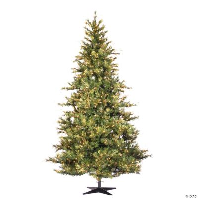 Vickerman 7.5' Mixed Country Pine Slim Christmas Tree with Clear Lights