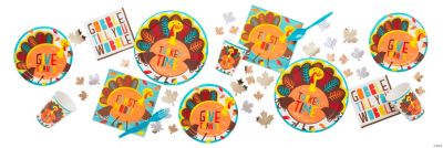 Cartoon Turkey Thanksgiving Party Supplies | Oriental Trading