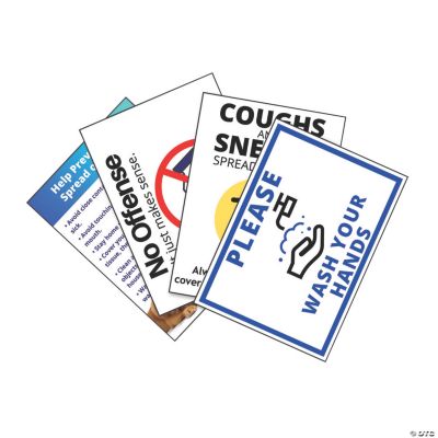 Healthy Hygiene Multipack Peel & Stick Decals - 12 Pc. | Oriental Trading