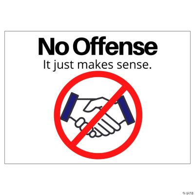 No Offense, It Just Makes Sense Peel & Stick Decals - 5 Pc. | Oriental ...