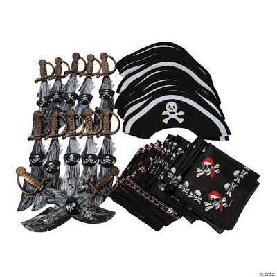 Pirate Dress-Up Accessory Kit for 12 - 36 Pc.