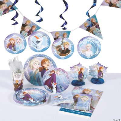 96 Pc. Disney’s Frozen II Party Tableware Kit for 8 Guests
