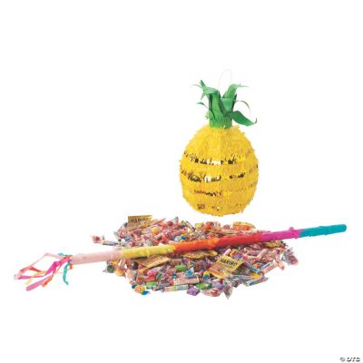 Gold Foil Pineapple Piñata Kit - 210 Pc. | Oriental Trading