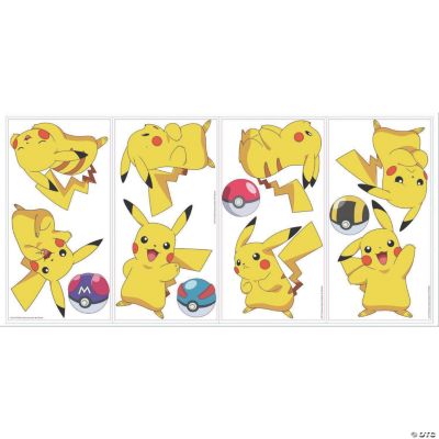 Pokemon Pikachu Peel & Stick Decals