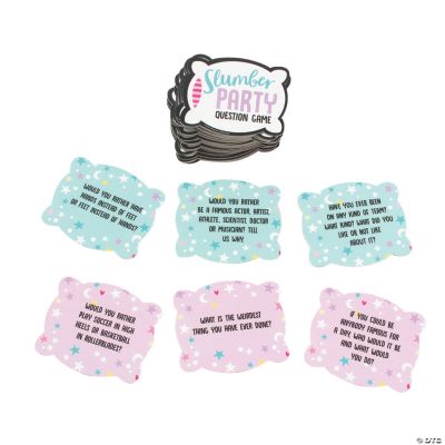 Slumber Party Questions Game - Discontinued
