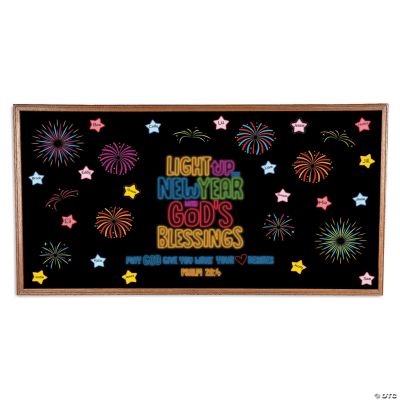 Let Your Light Shine in the New Year Bulletin Board Set