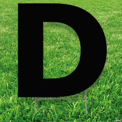 20" x 20" Letter D Yard Signs | Oriental Trading