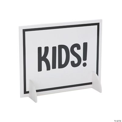 Kid’s Activity Table Sign - Discontinued