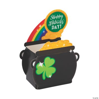 Festive St. Patrick’s Day Pot of Gold Treat Boxes - Perfect for Party ...