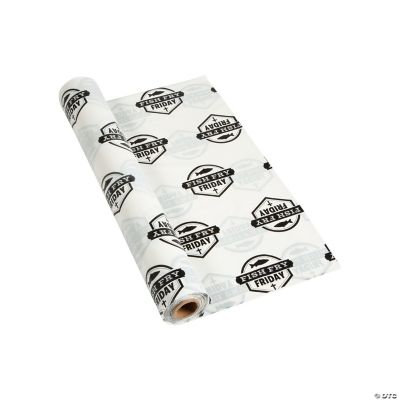 40" x 100 ft. Fish Fry Plastic Tablecloth Roll | Oriental Trading