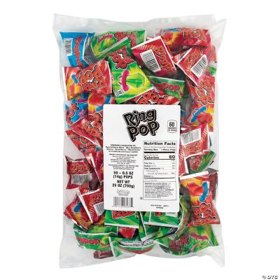 20 oz. Ring Pops® Candy Packs Flavor Variety Bag - 50 Pc. | Oriental ...