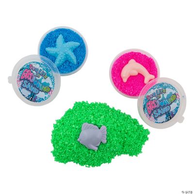 Sea Animals in Fluffy Growing Sand - 12 Pc.