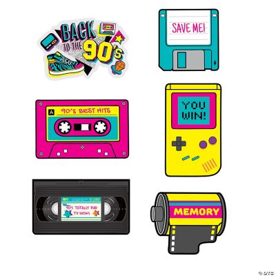 Back to the 90s Cutouts - 6 Pc.