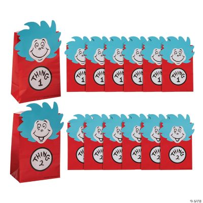 4" x 6" Dr. Seuss™ Thing 1 & Thing 2 Paper Treat Bags - 12 Pc ...