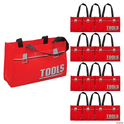 12" x 7" Bulk Little Handyman Nonwoven Tote Bags - 12 Pc.